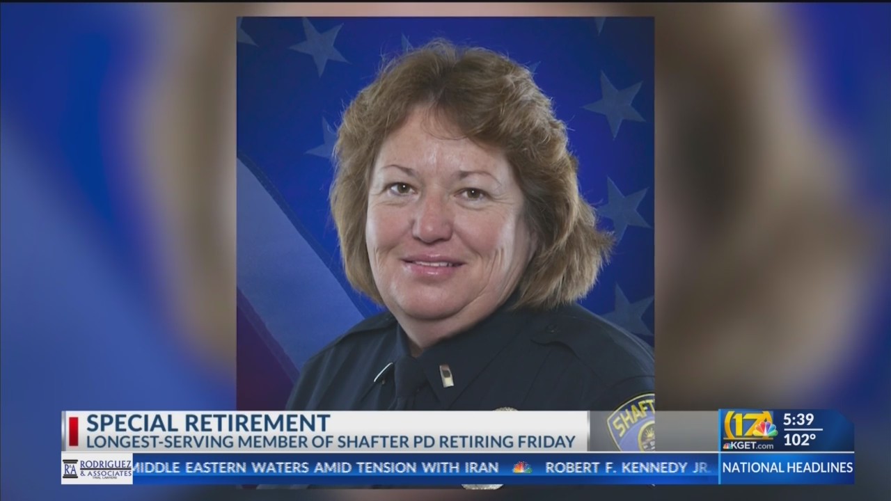 The Shafter Police Department is saying goodbye to the longest serving ...
