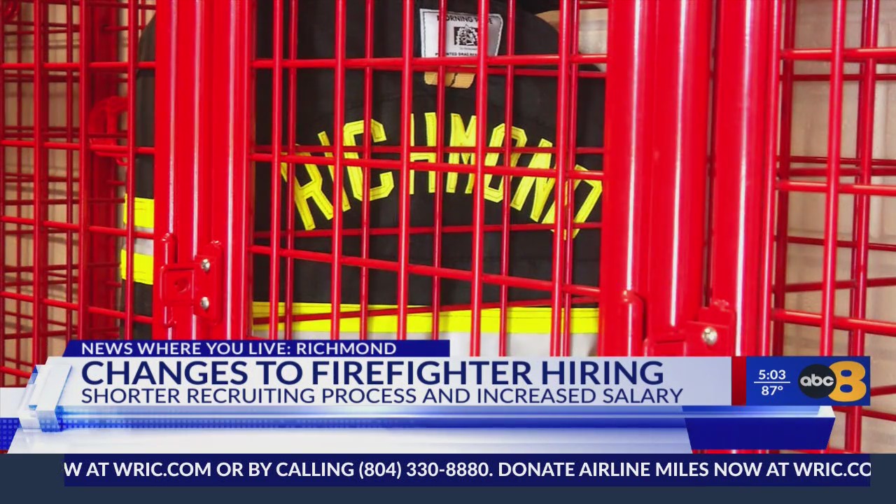 Richmond Fire Department creates new hiring process to get firefighters ...