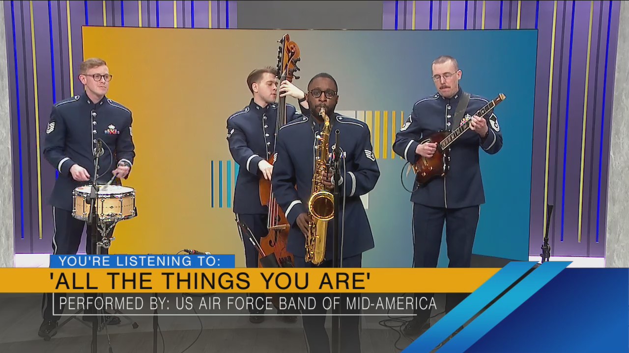 US Air Force Band, Shades of Blue Jazz Ensemble performs! – 4/10/24 ...