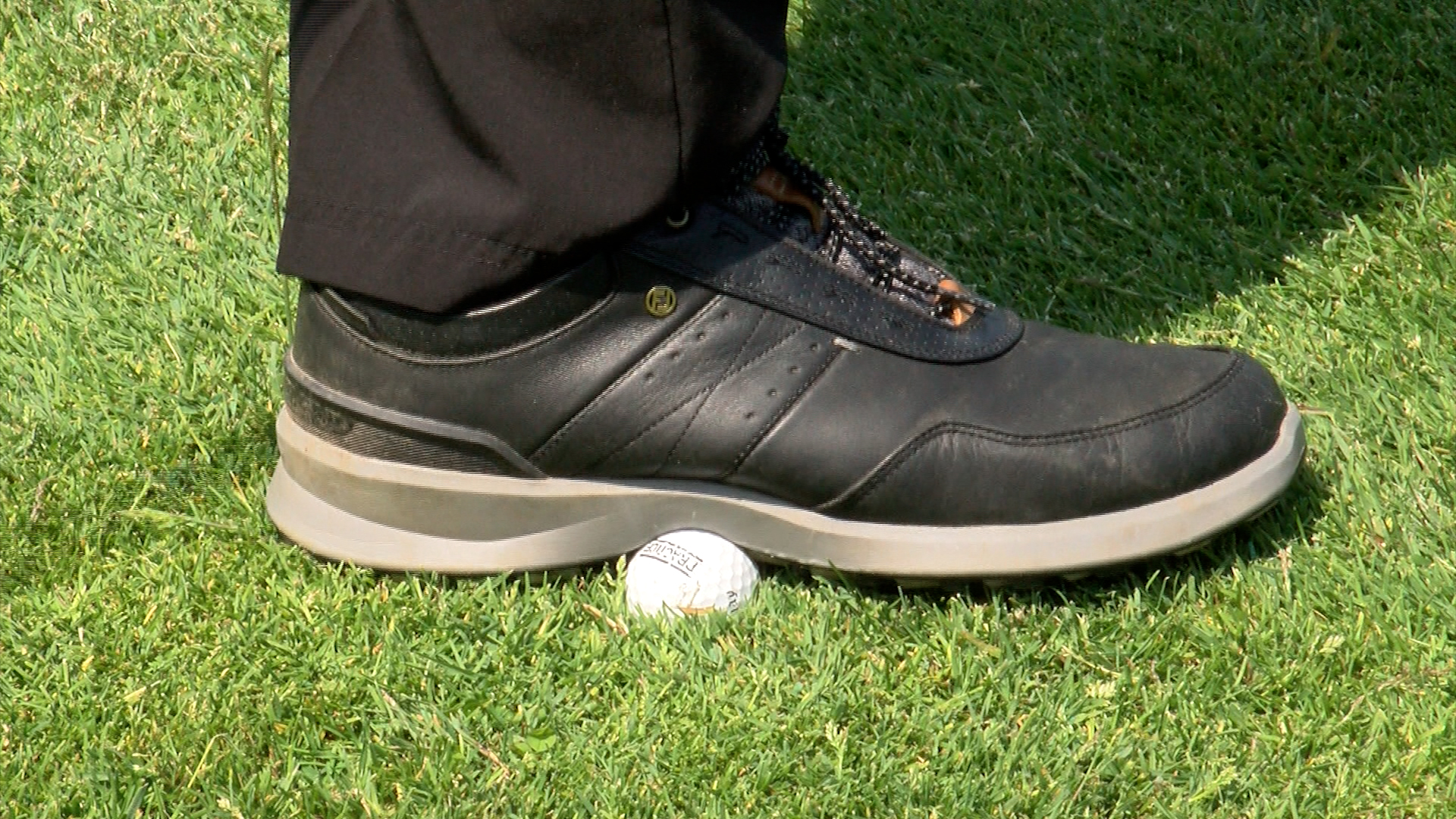 Steve Latimer explains how stepping on a ball can check proper lower ...