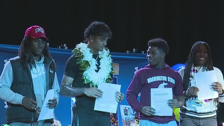 Four Pacers sign letters of intent at Grant High School to play at the ...