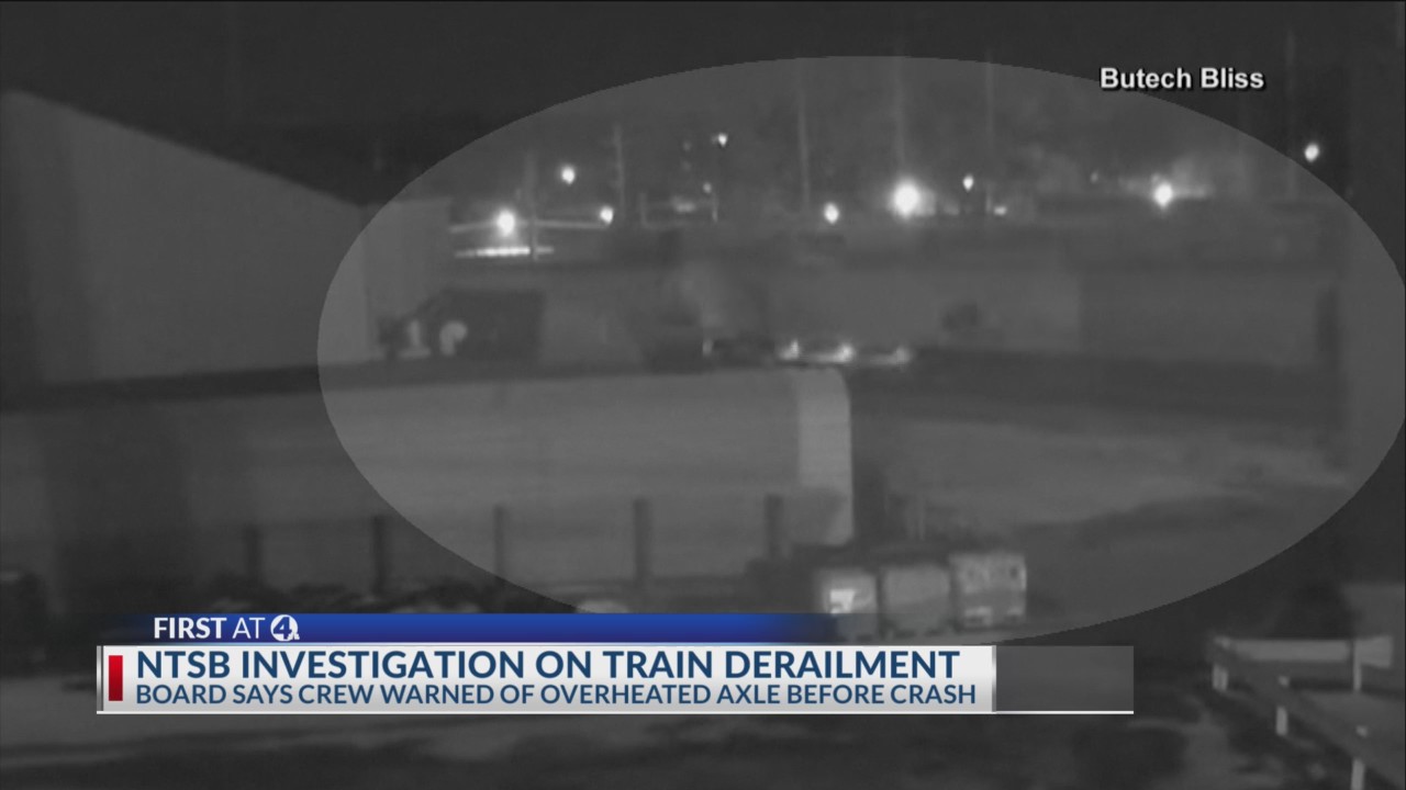 Crew warned of overheated axle moments before Ohio train derailment, according to NTSB – NBC4 ...