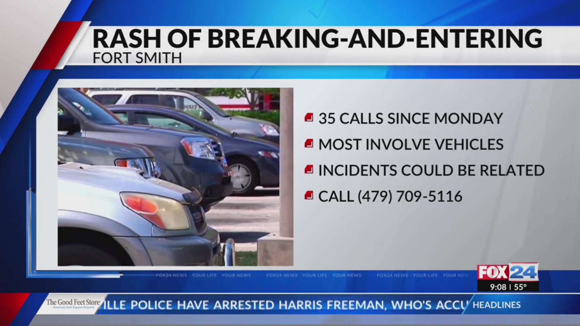 Rash of breaking-and-entering calls in Fort Smith – KNWA FOX24