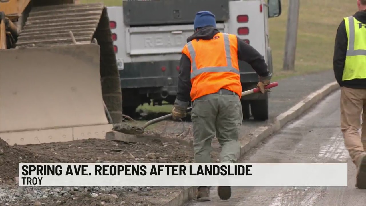 Spring Avenue in Troy reopens after landslide – NEWS10 ABC