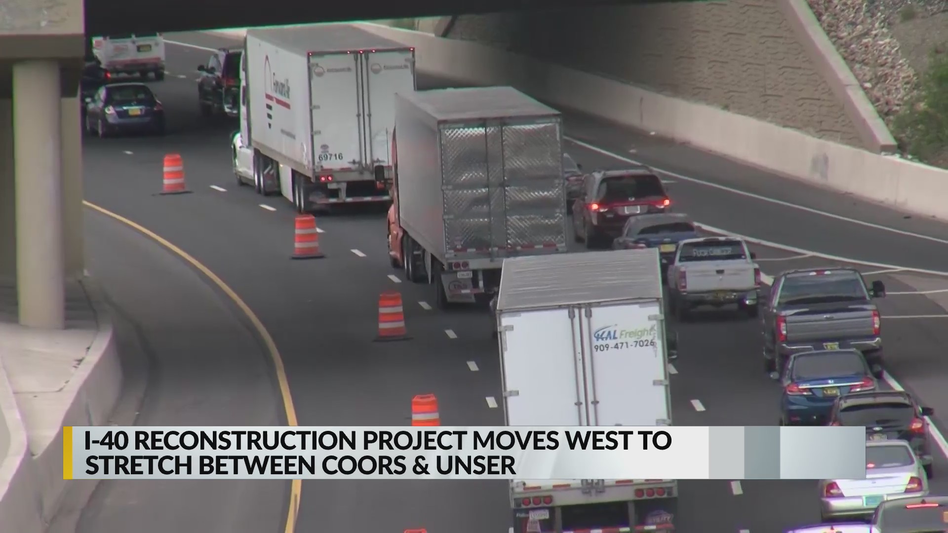 I-40 reconstruction project moves west to stretch between Coors & Unser ...