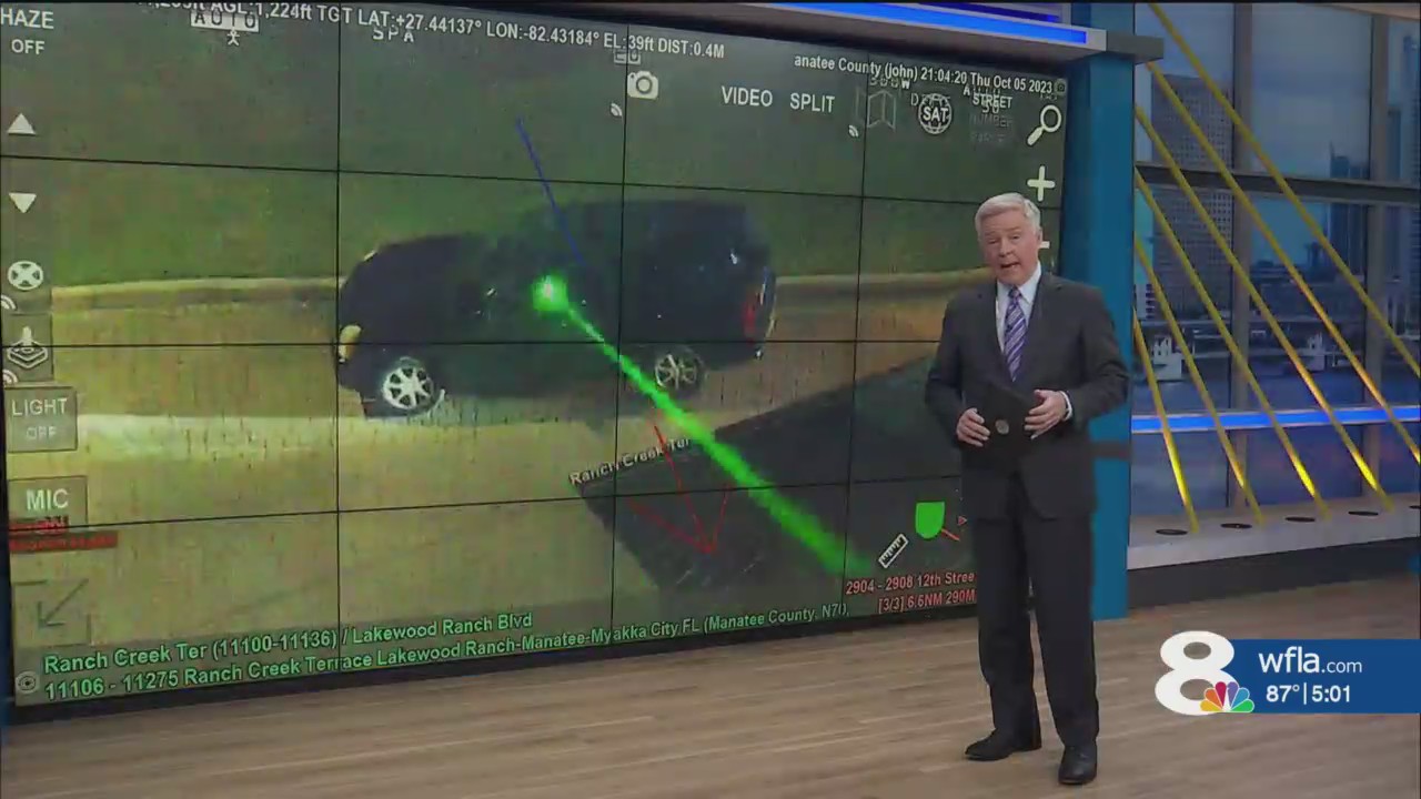 Manatee County man faces felony charges after pointing laser at two ...