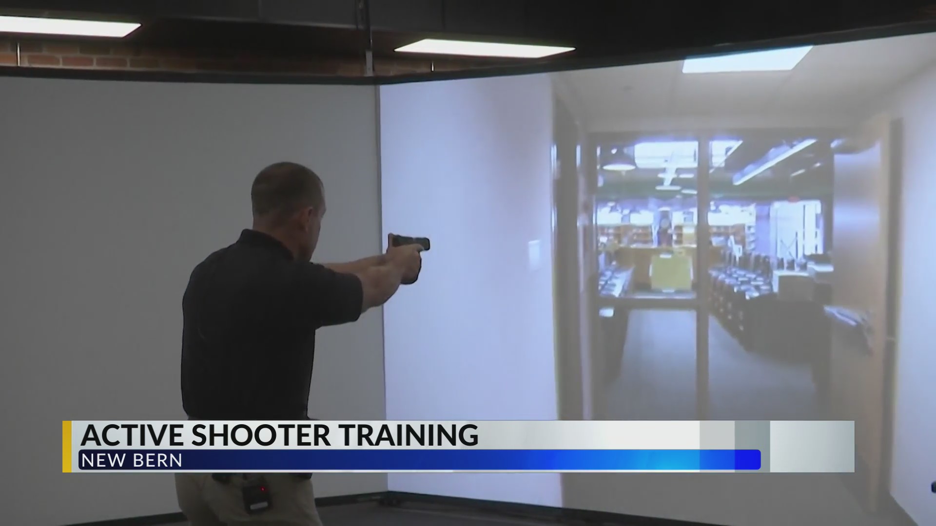Law enforcement utilizes virtual simulator to train for active shooter ...