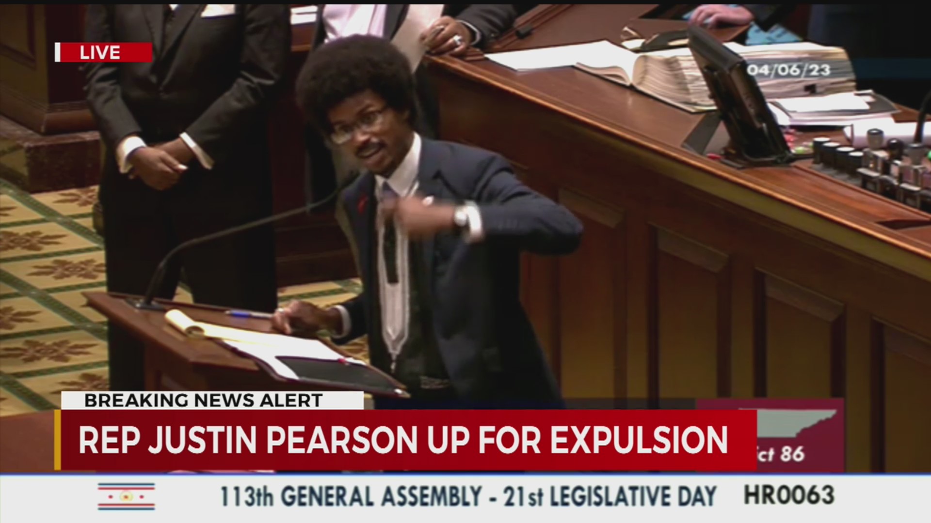 Rep. Pearson speaks before his expulsion vote – WKRN News 2