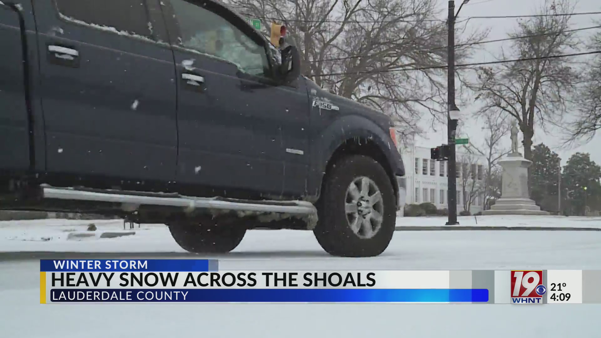Heavy snow lands across the Shoals- January 15, 2024-News 19 at 4 p.m ...
