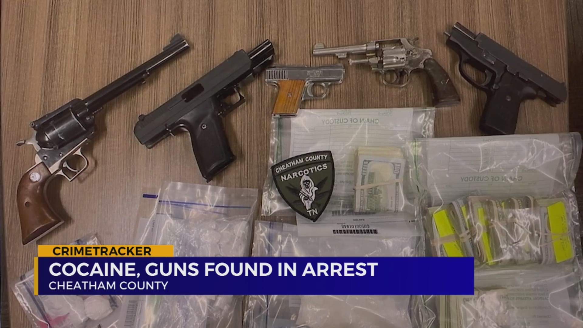 Cocaine, guns found in Cheatham County arrest – WKRN News 2