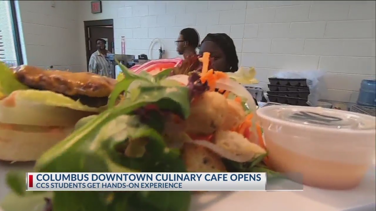 Columbus school student-run cafe reopens, offers culinary education ...