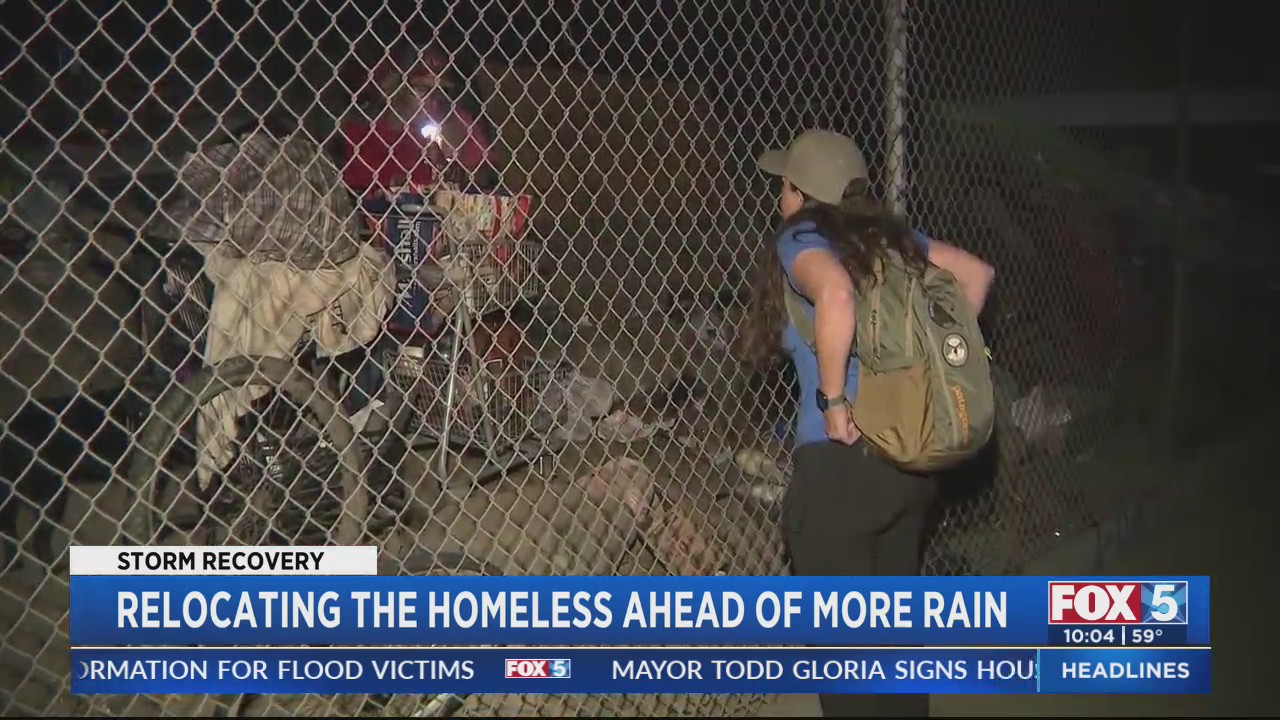 Relocating The Homeless Ahead Of More Rain – FOX 5 San Diego & KUSI News