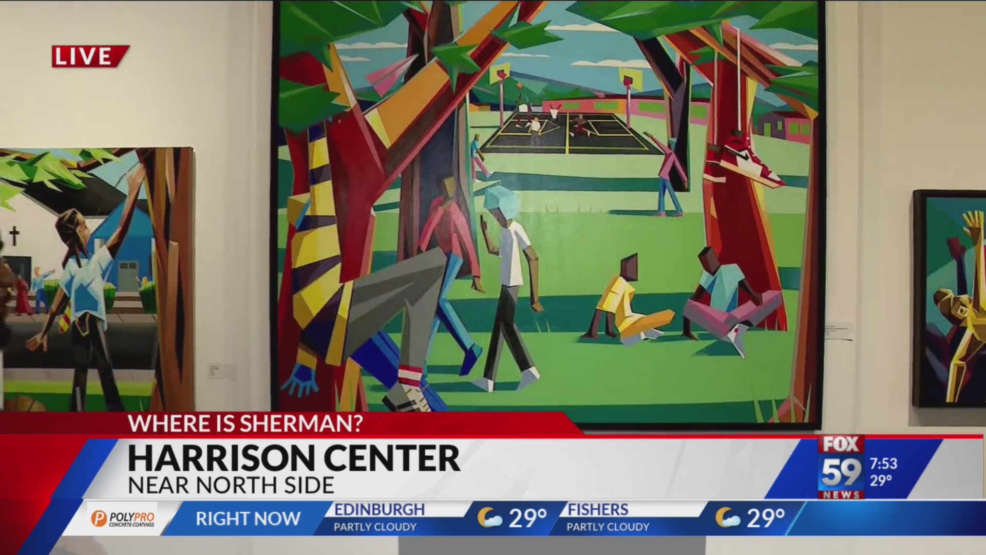 Where is Sherman? The Harrison Center – Fox 59