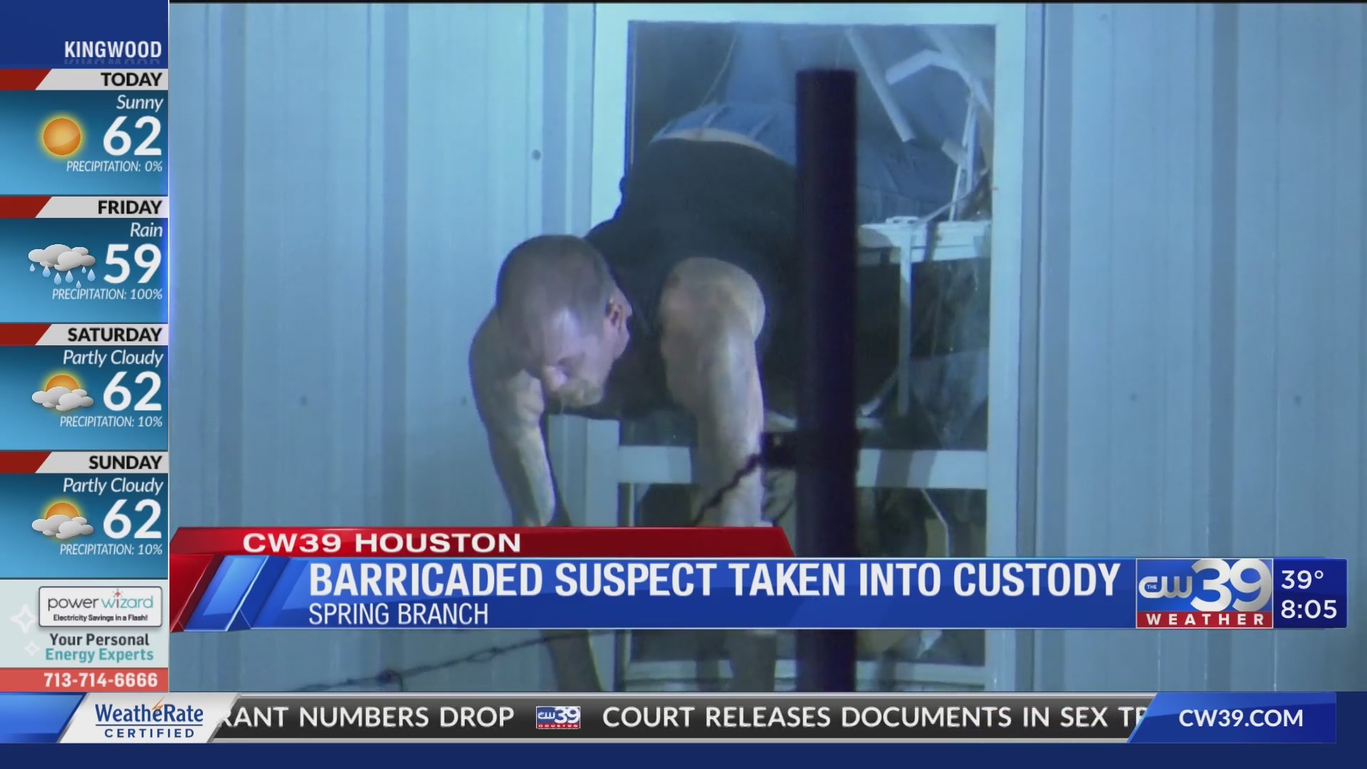 SWAT team arrest man after gassing Spring Branch house, HPD says | CW39 ...