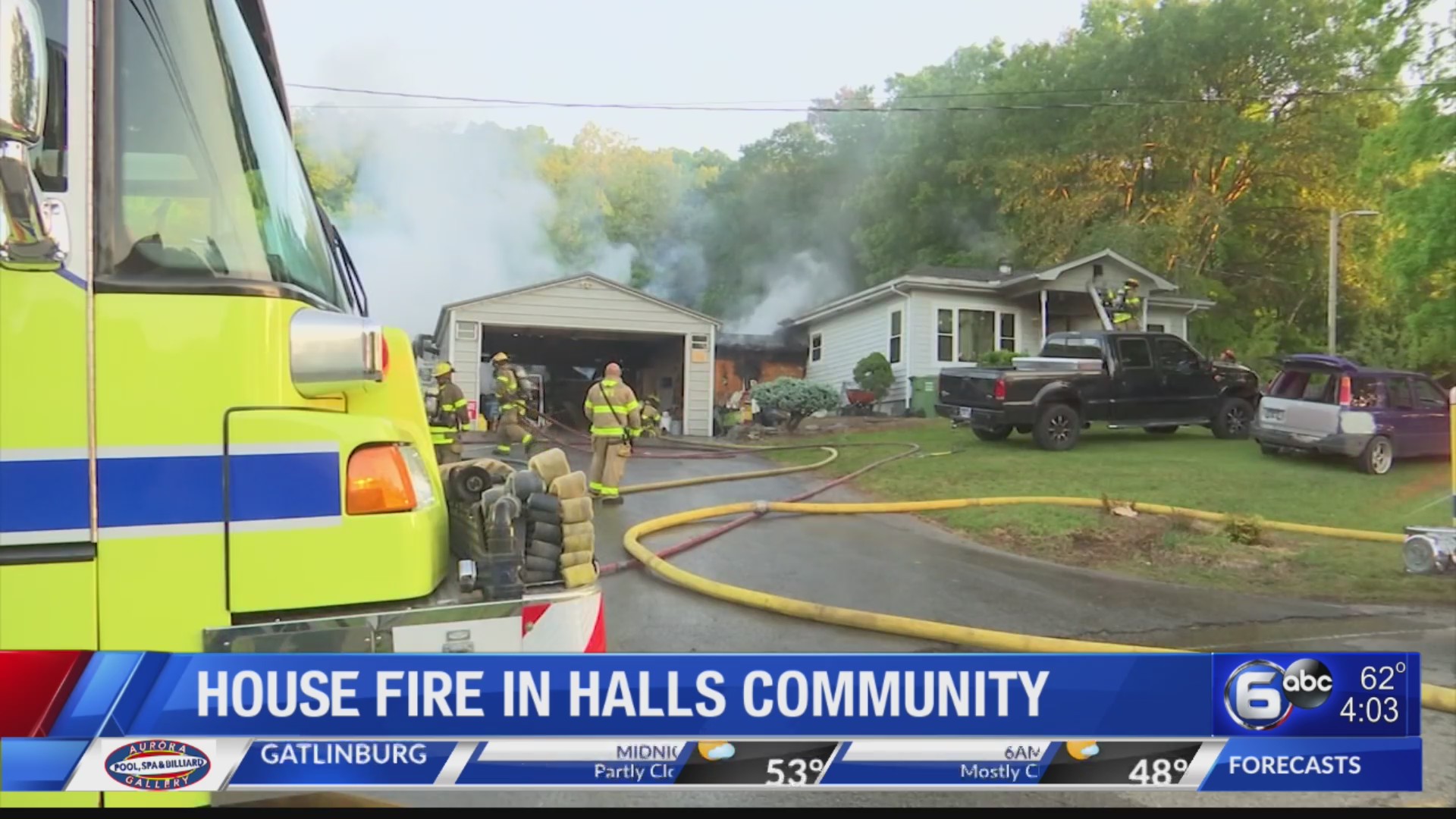 House fire in Halls community – WATE 6 On Your Side