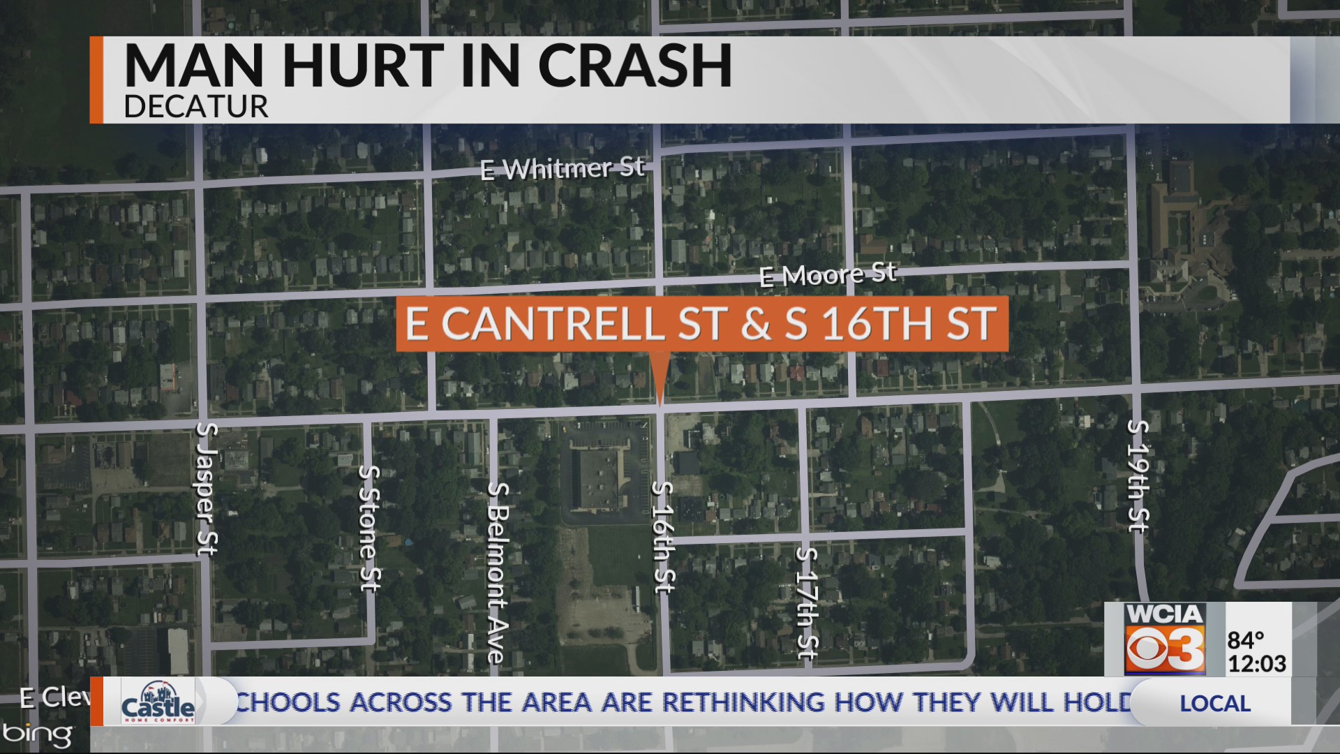 73-year-old Decatur man seriously hurt in car vs. bike crash – WCIA.com