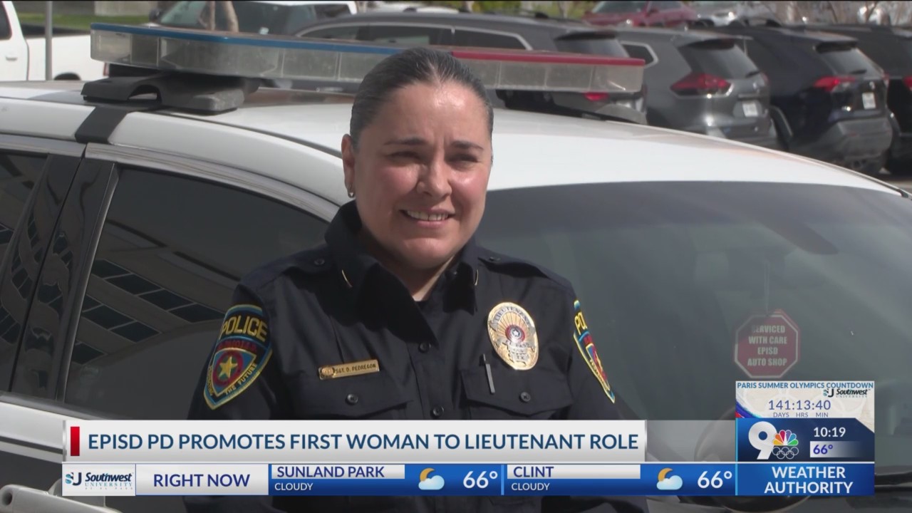 El Paso ISD Police Department names first woman lieutenant – KTSM 9 News