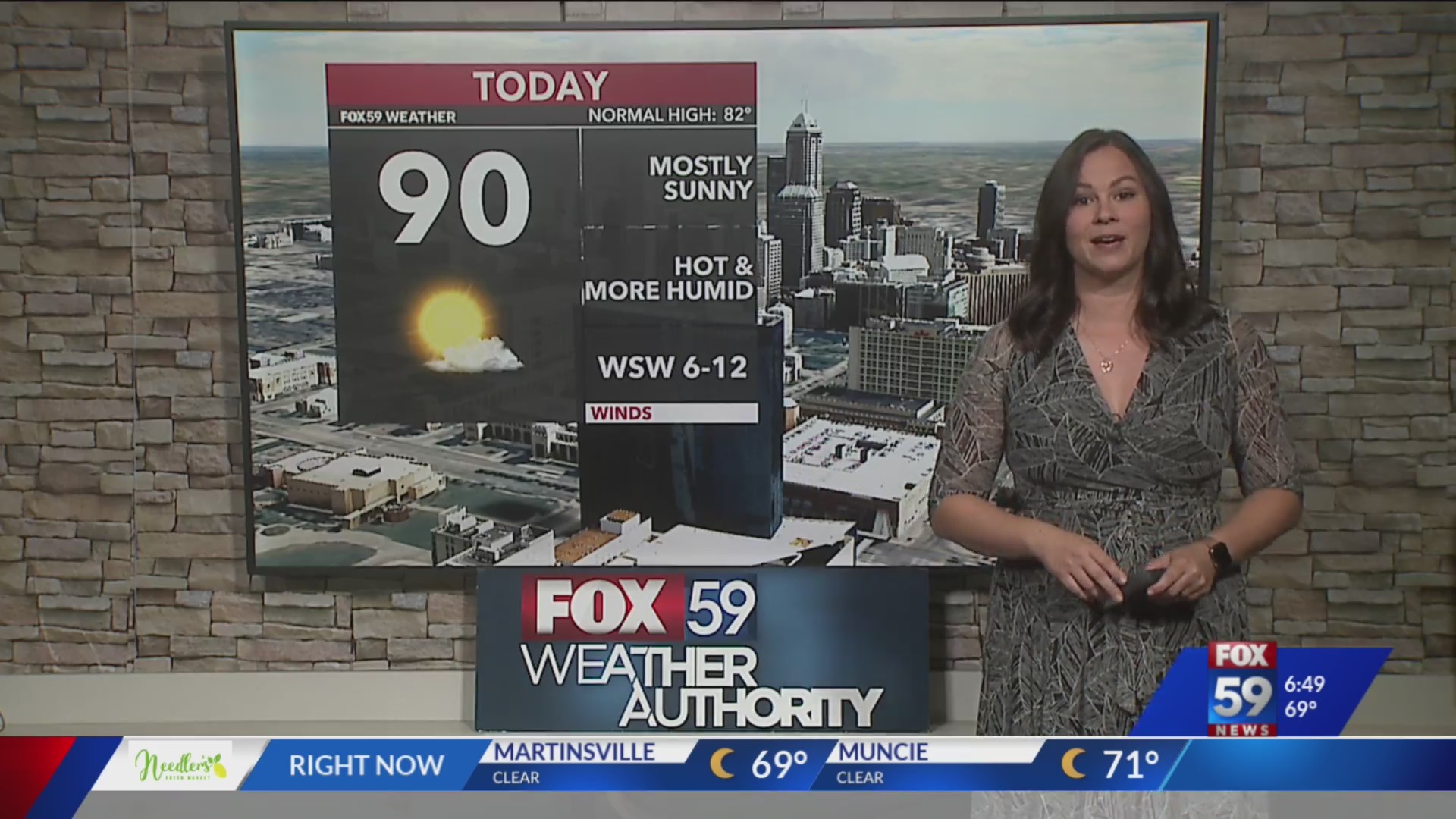 90-degree heat returns today; dry weather holds through Labor Day – Fox 59