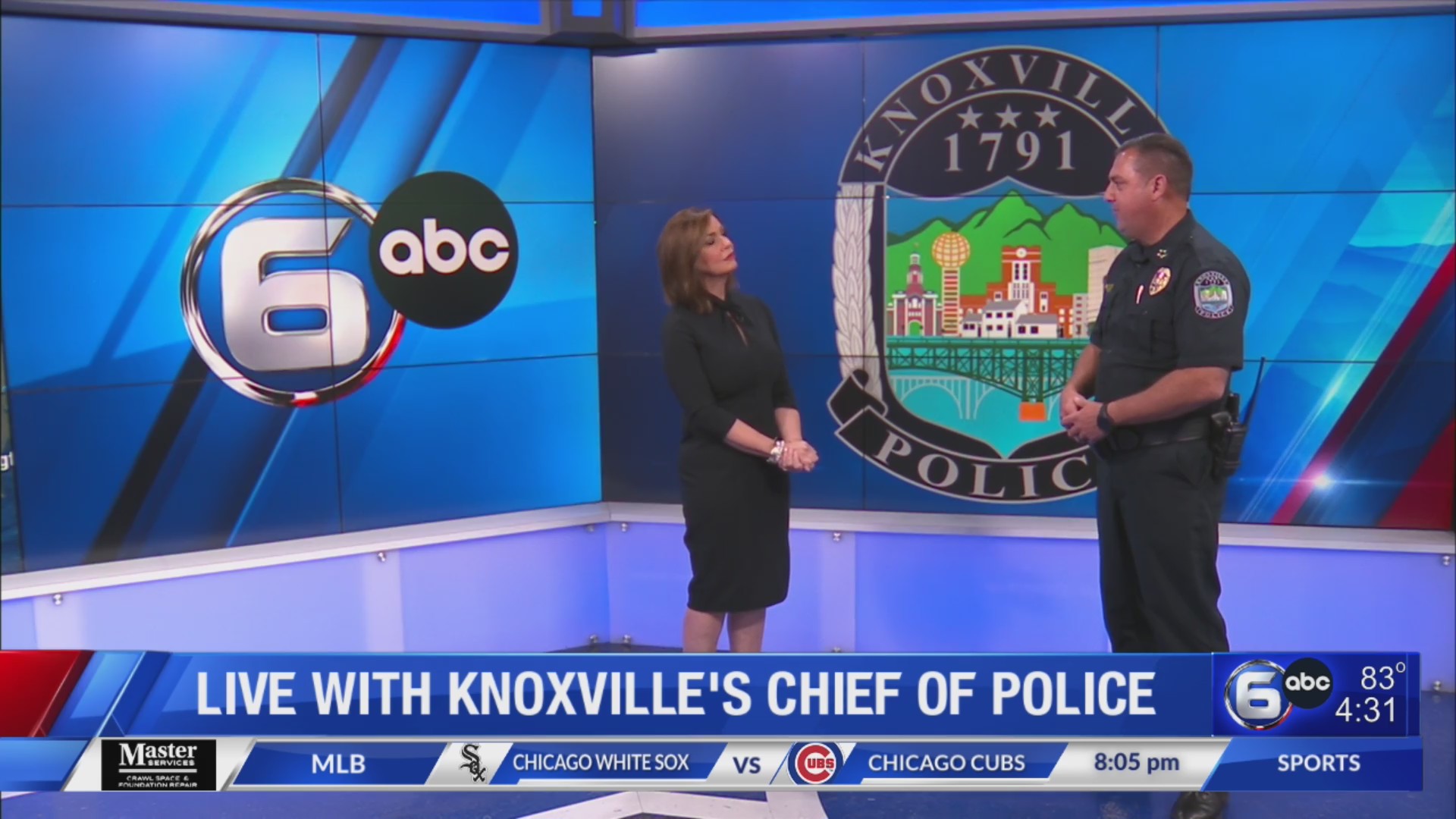Live with Knoxville’s Chief of Police – WATE 6 On Your Side