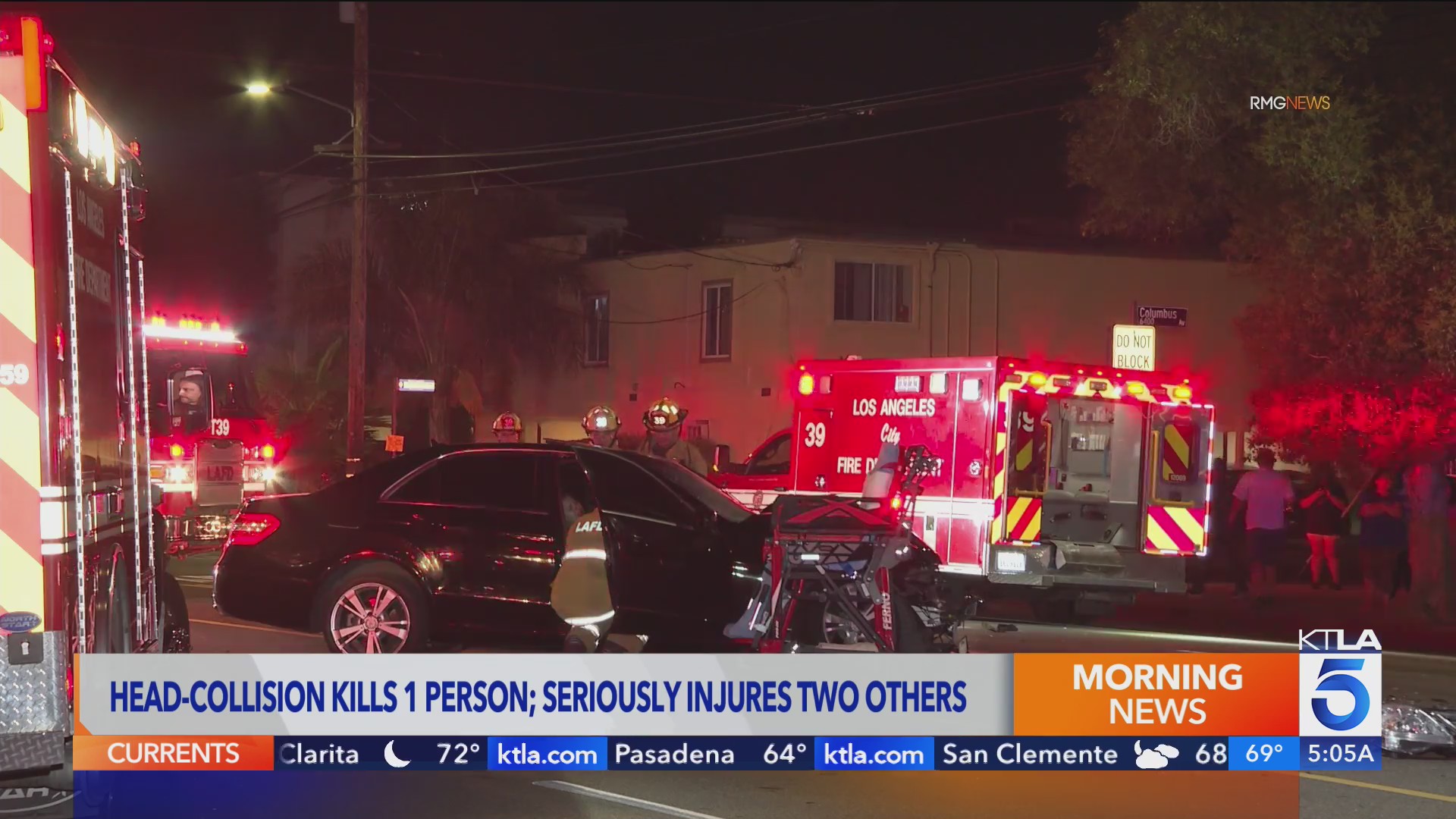 1 dead in head-on DUI crash in Van Nuys, police say – KTLA