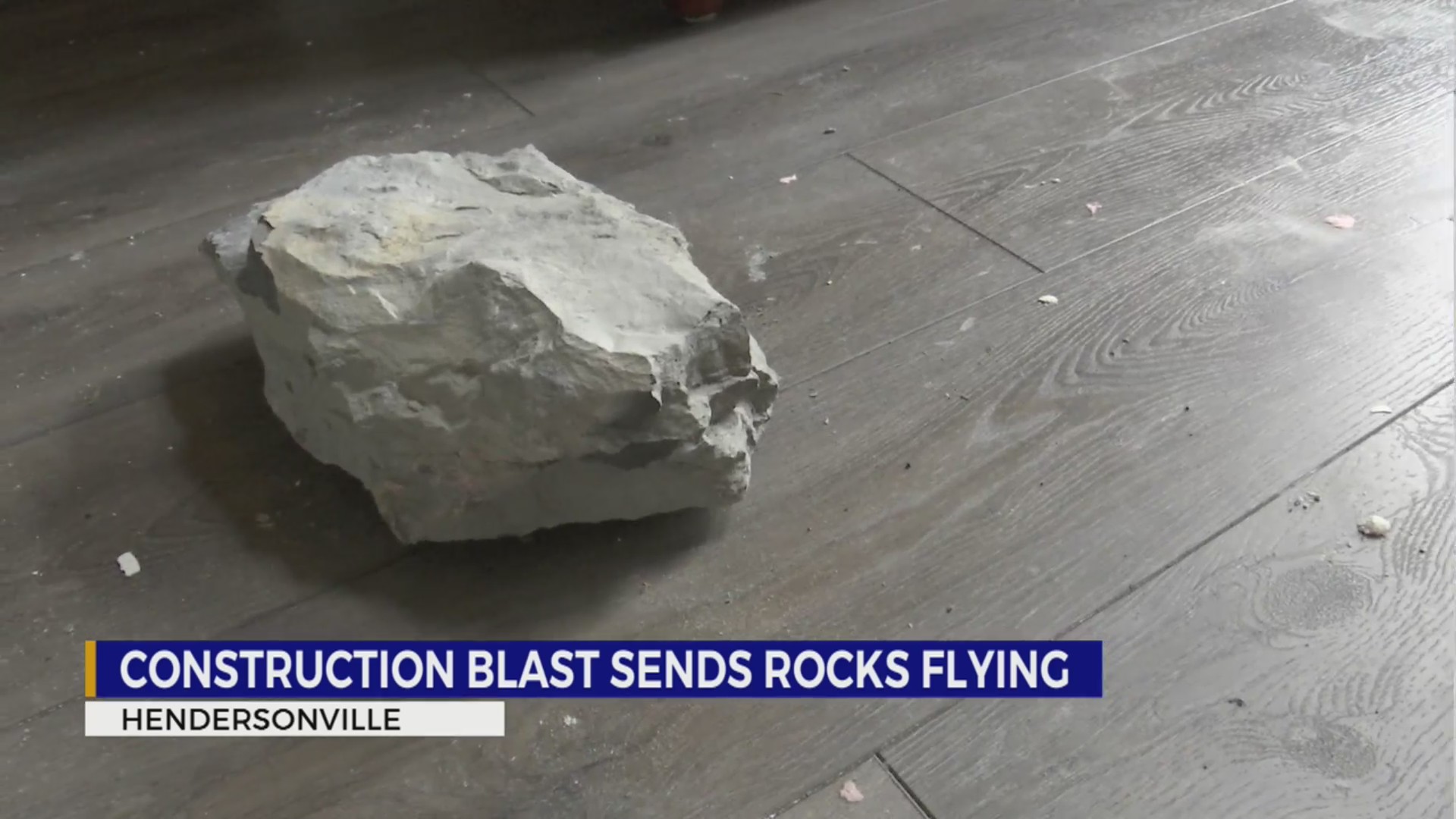 Construction blast sends rocks flying – WKRN News 2