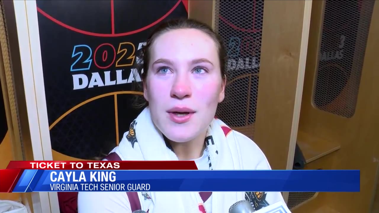 Ticket to Texas: Cayla King reacts to Virginia Tech’s loss to LSU in ...