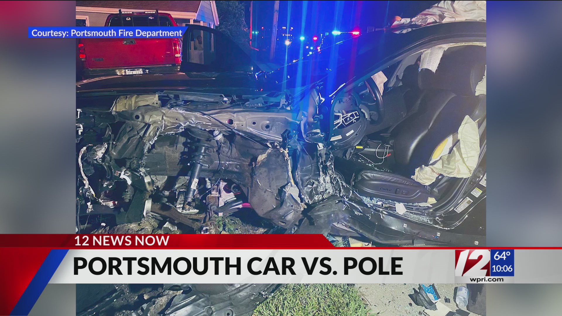 Crews respond to car crash in Portsmouth – WPRI.com