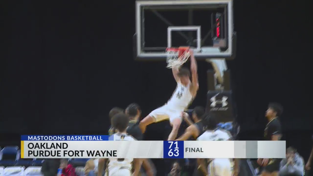 Mastodons fall to Oakland 71-63 in men’s college basketball – WANE 15