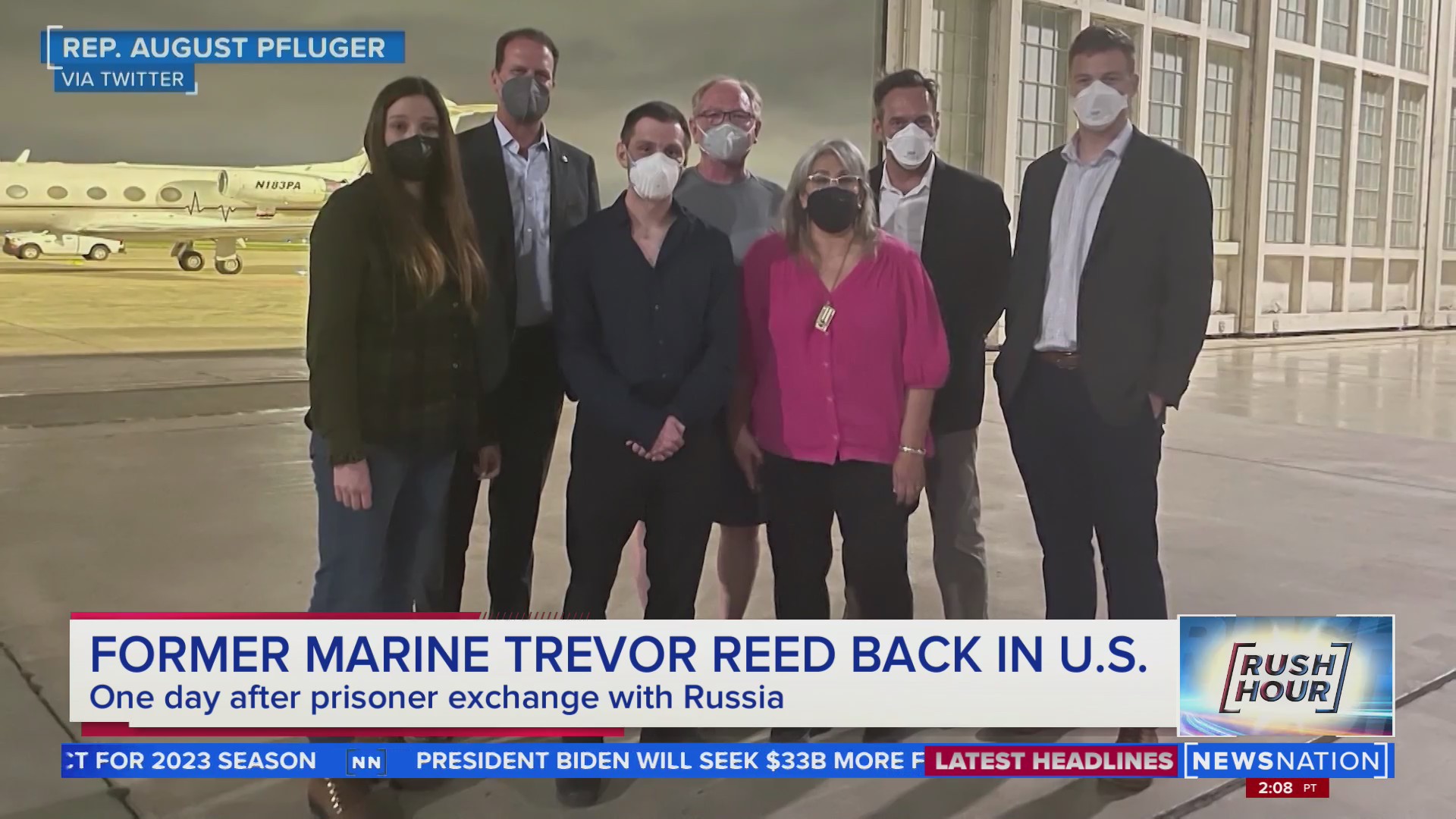 Trevor Reed back in US after prisoner swap with Russia | Rush Hour ...