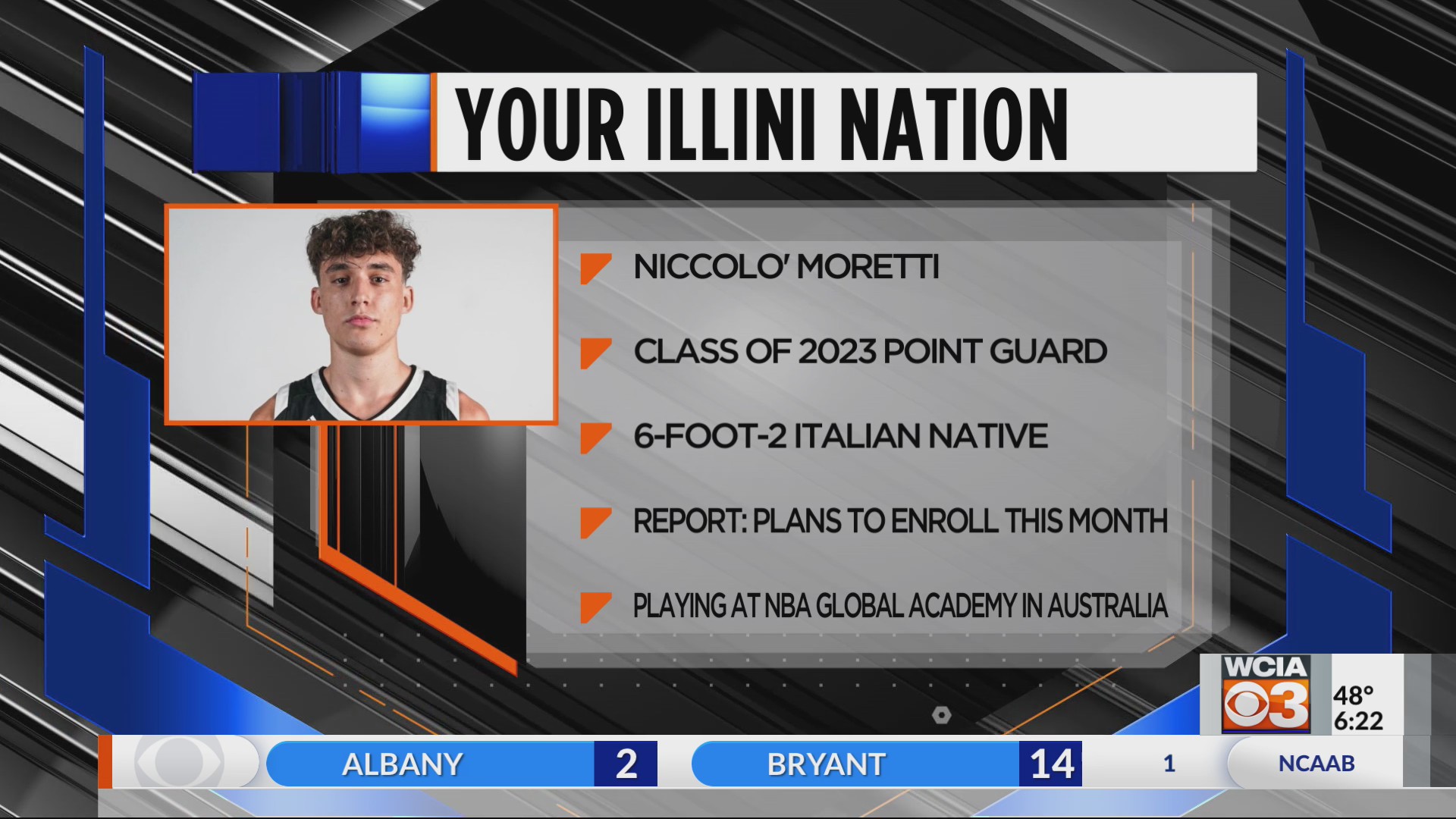 Illinois lands Italian point guard Niccolo’ Moretti – WCIA.com