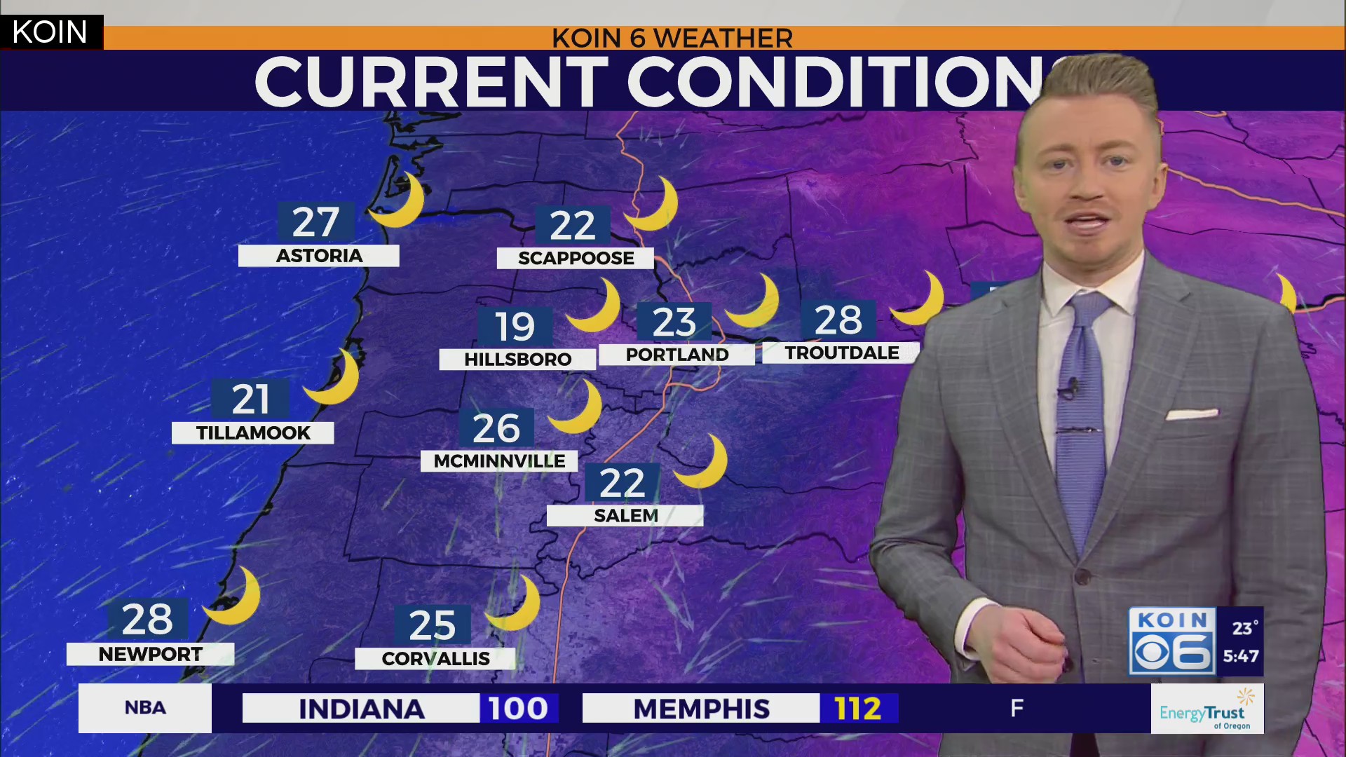 Bitter east wind keeps Portland, Oregon cold, dry – KOIN.com