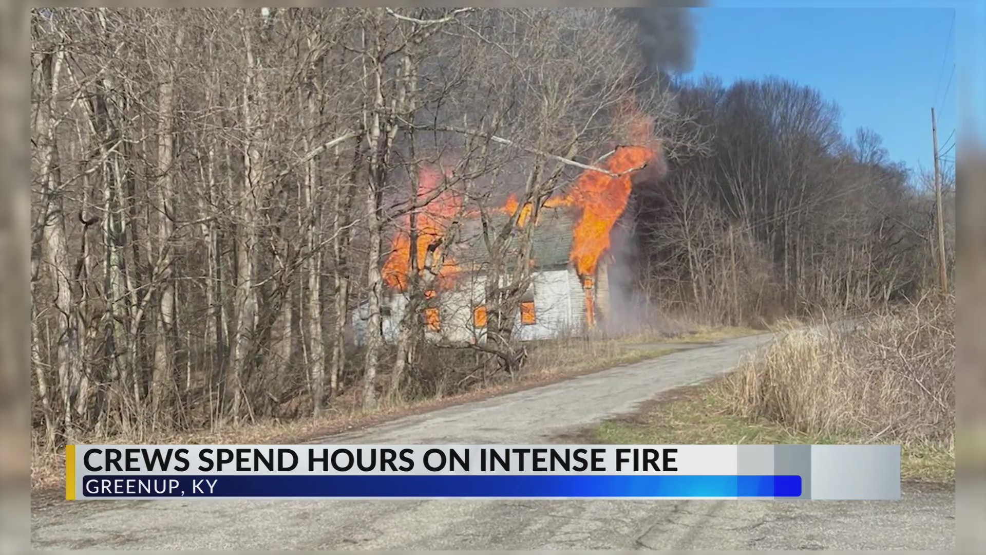 Old church building burns down in Kentucky – WOWK 13 News