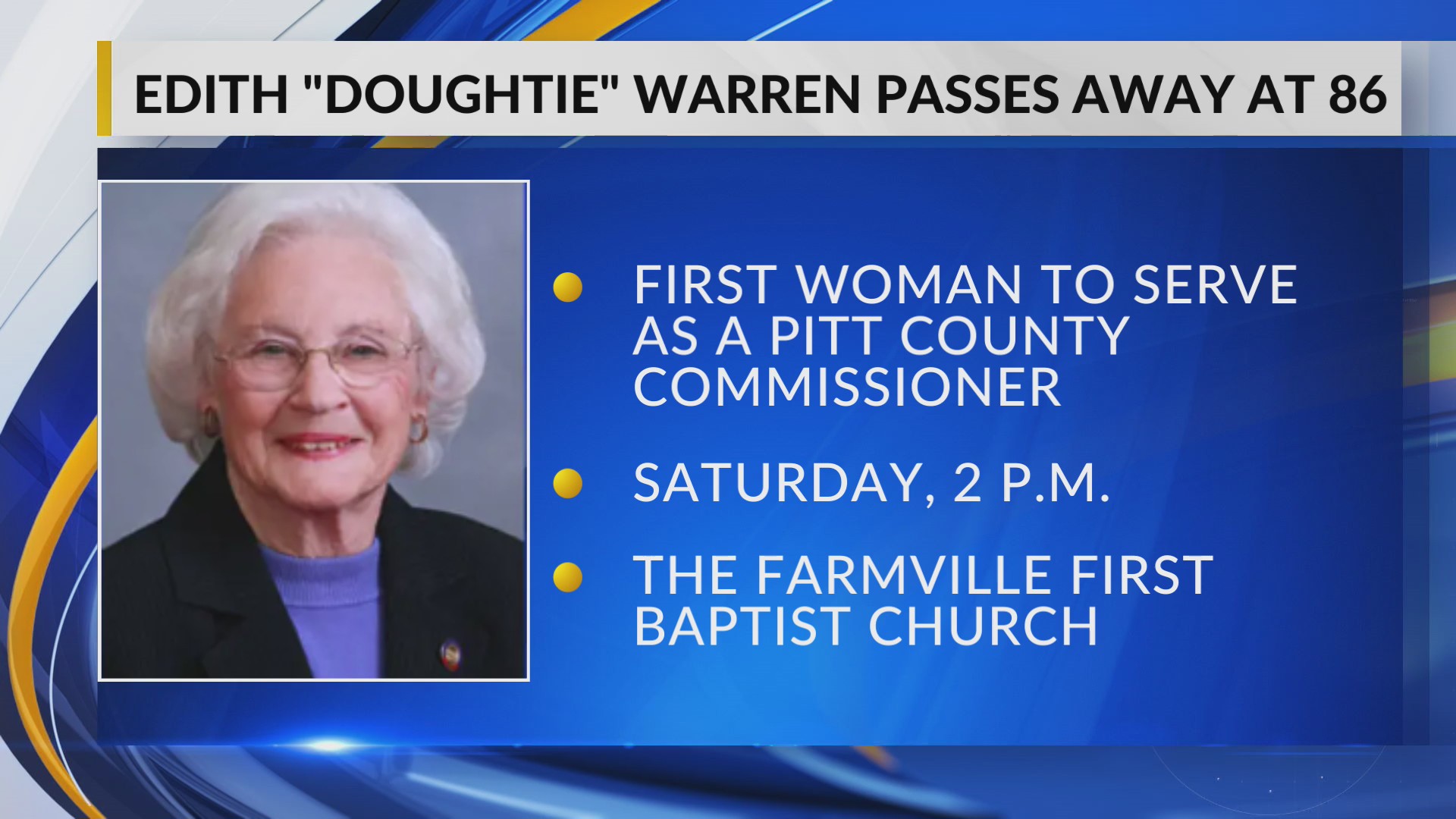 Flags lowered to half-staff to honor Pitt County trailblazer – WNCT