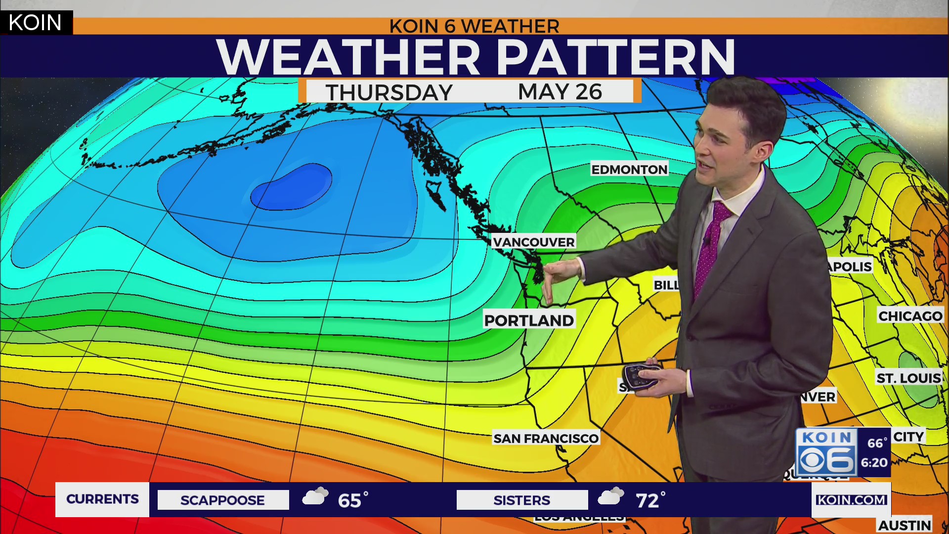 Weather forecast: Thermal trough brings warm temperatures for Oregon ...