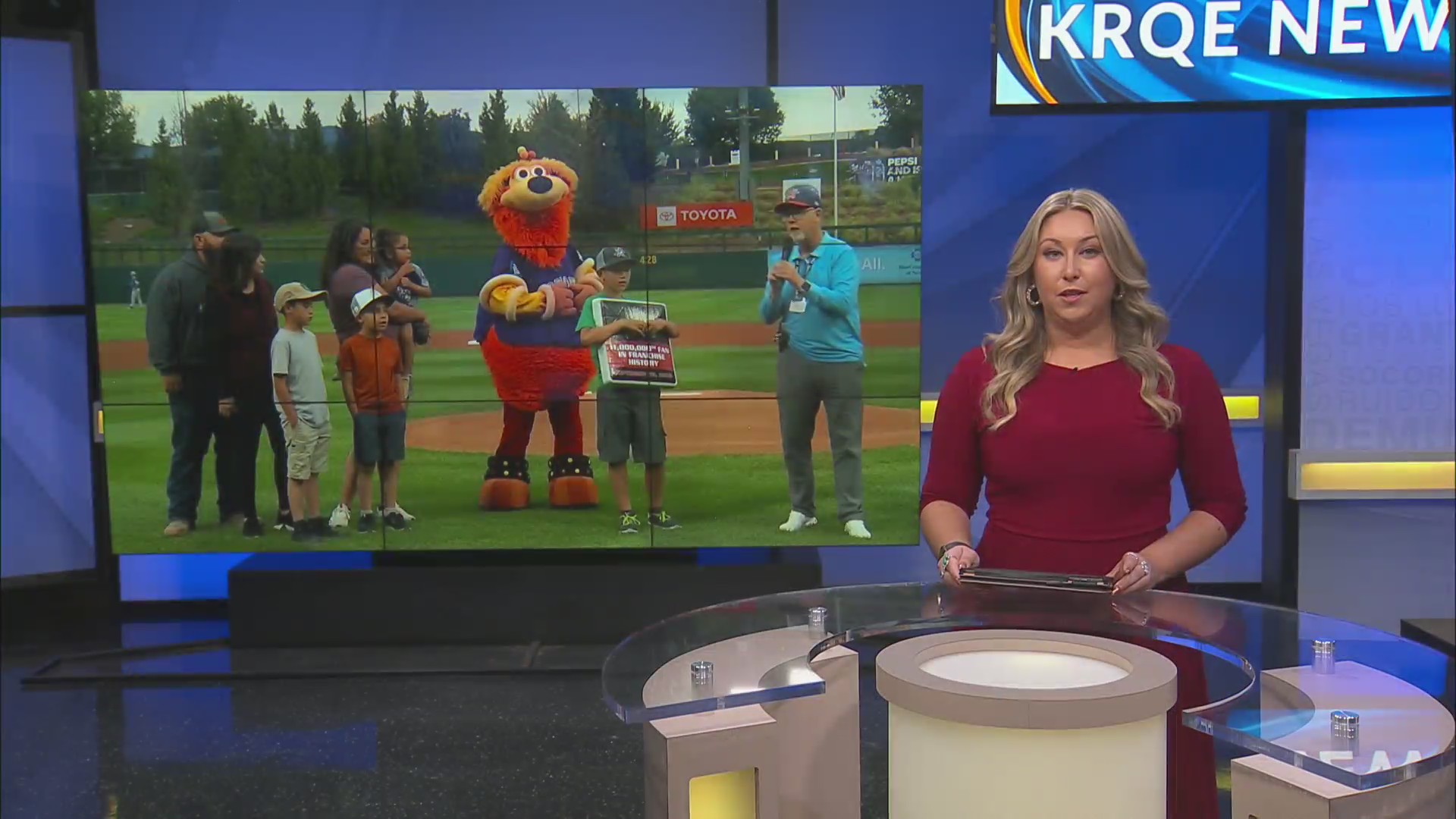 Isotopes celebrate 11 millionth fan to attend baseball game – KRQE NEWS ...