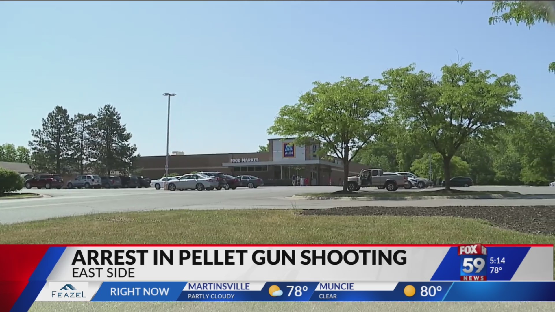 Person shot by a pellet gun at Aldi in string of shootings, arrest made ...