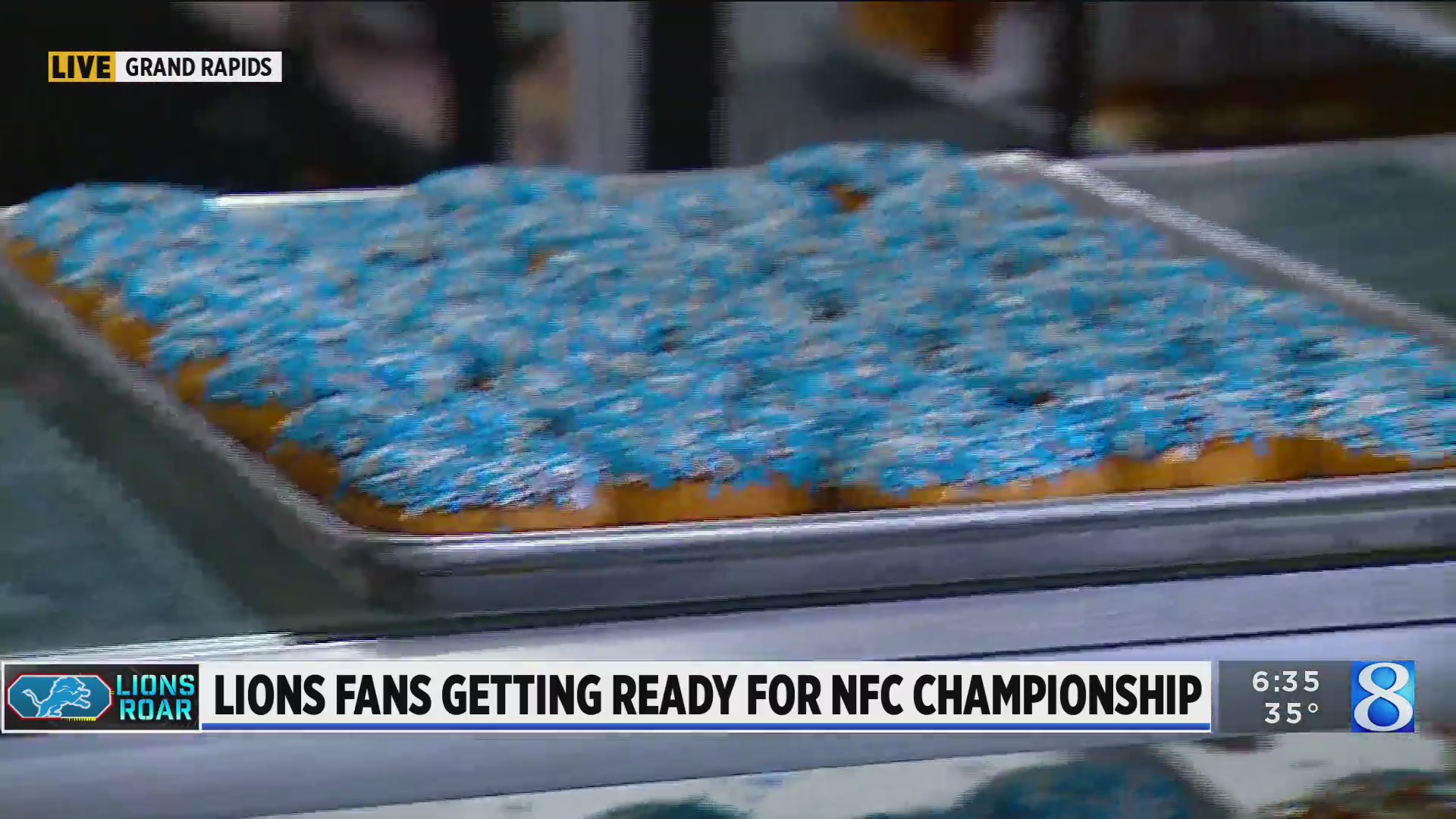 Grand Rapids donut shop introduces Lions-themed pastries – WOODTV.com