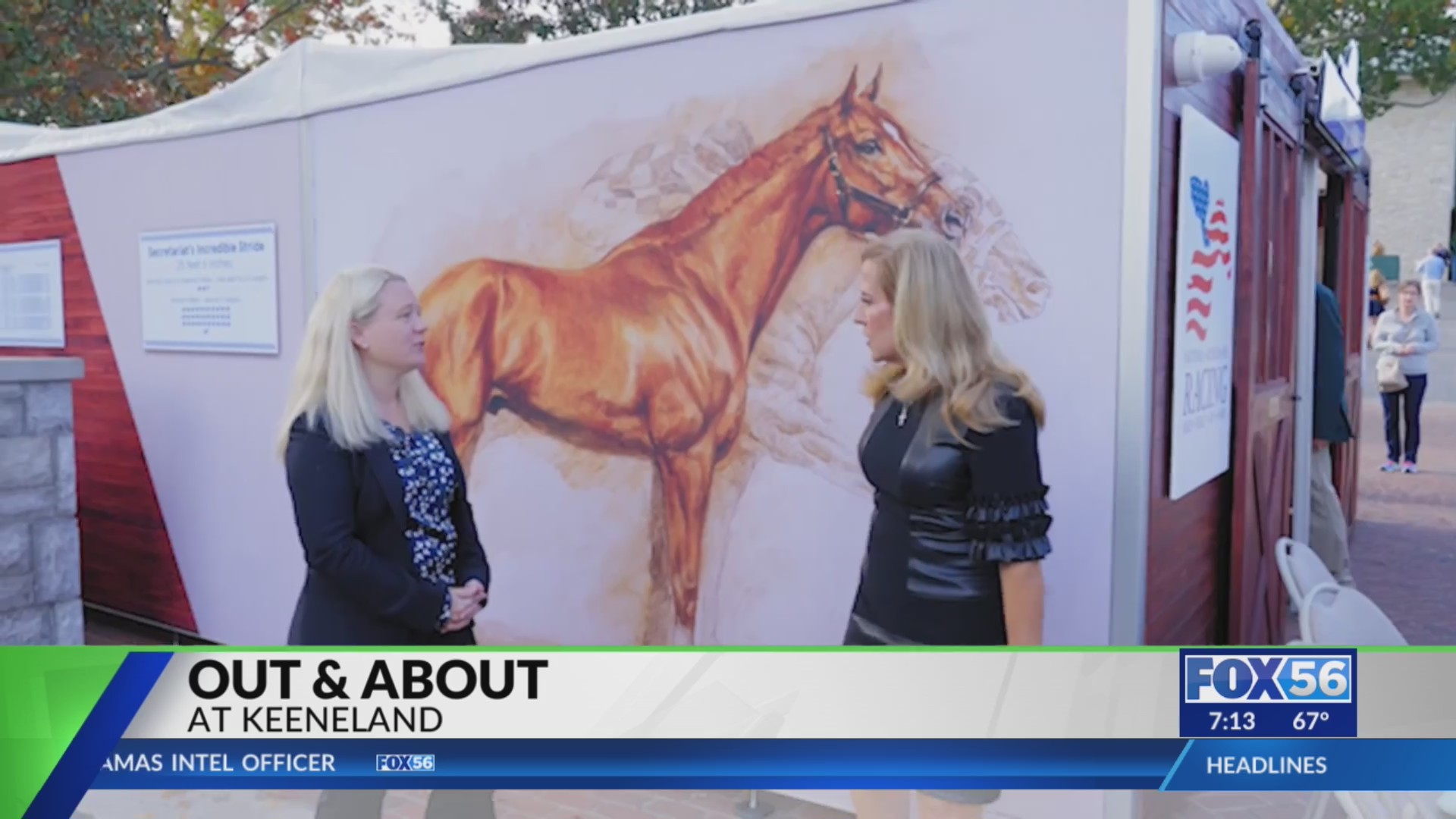 Kate Masterson with the National Museum of Racing & Hall of Fame – FOX ...