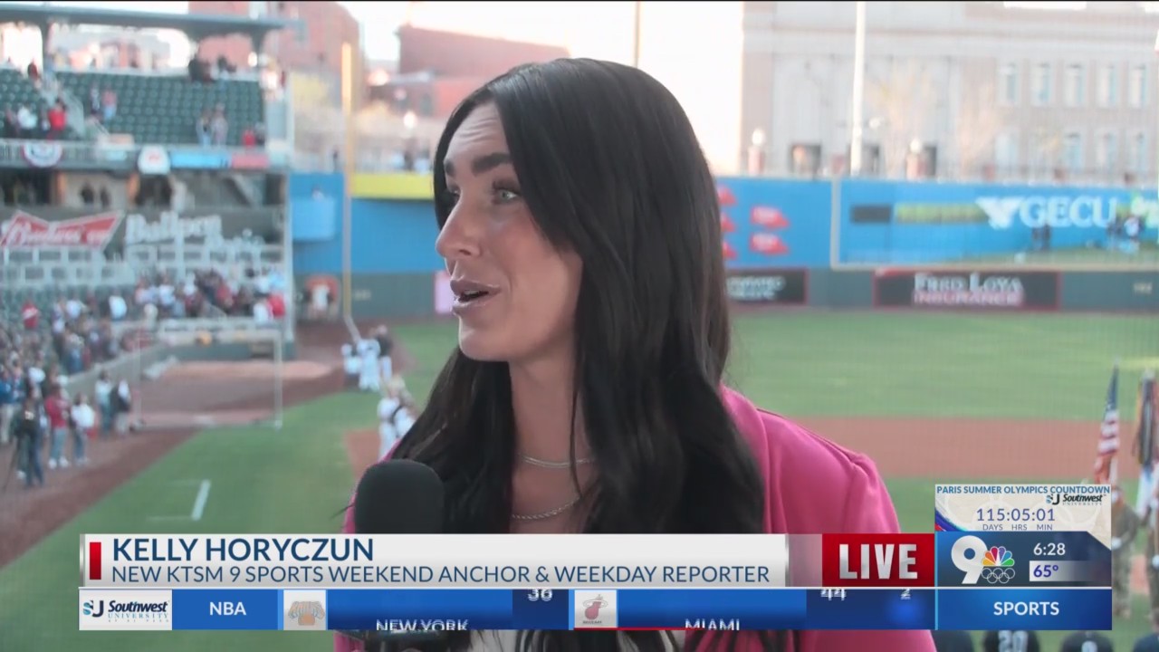 Kelly Horyczun joins the KTSM 9 Sports Dept. – KTSM 9 News