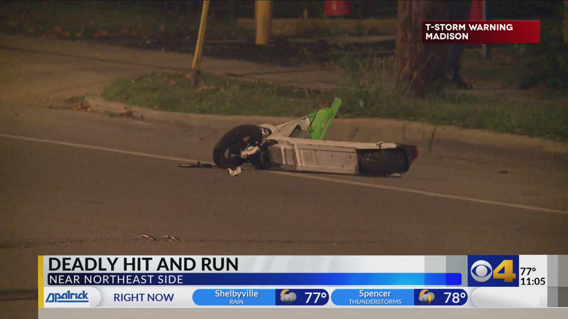 Impd Investigating Fatal Hit And Run On Near North Side Wttv Cbs4indy