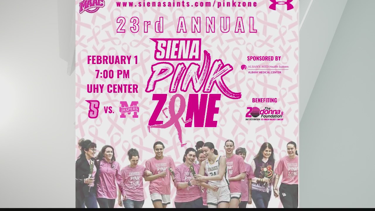 #GivingOn10: Siena Pink Zone – NEWS10 ABC