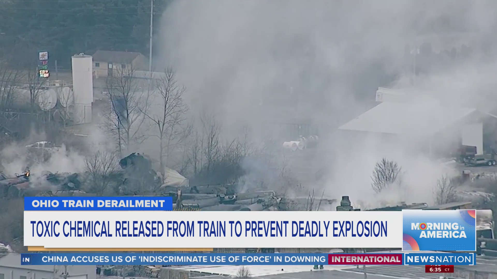 Toxic chemicals released from train to prevent deadly explosion ...