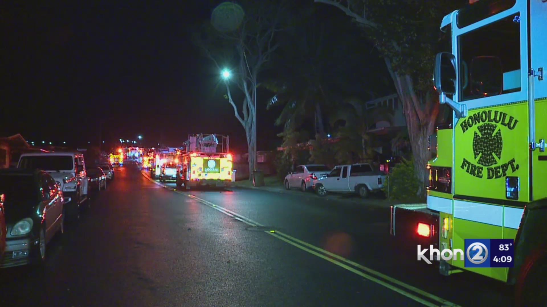 Early morning Pearl City building fire affects five residents – KHON2