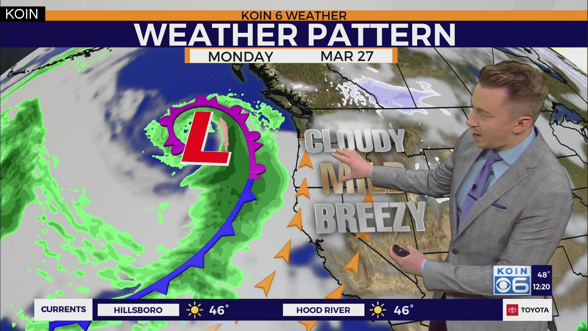 Portland weather forecast, March 27, 2023 – KOIN.com