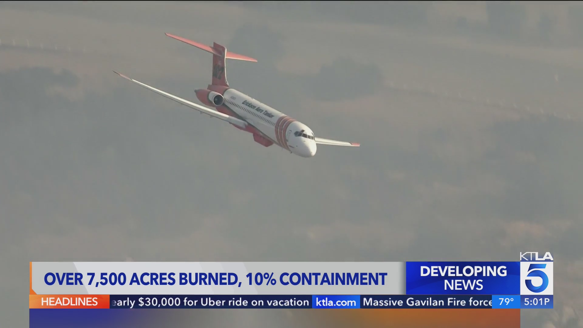 ‘Rabbit Fire’ at 10% containment, over 7,500 acres burned – KTLA