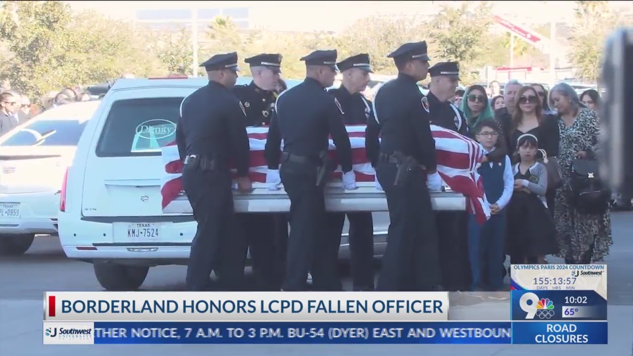 Borderland honors LCPD fallen officer – KTSM 9 News