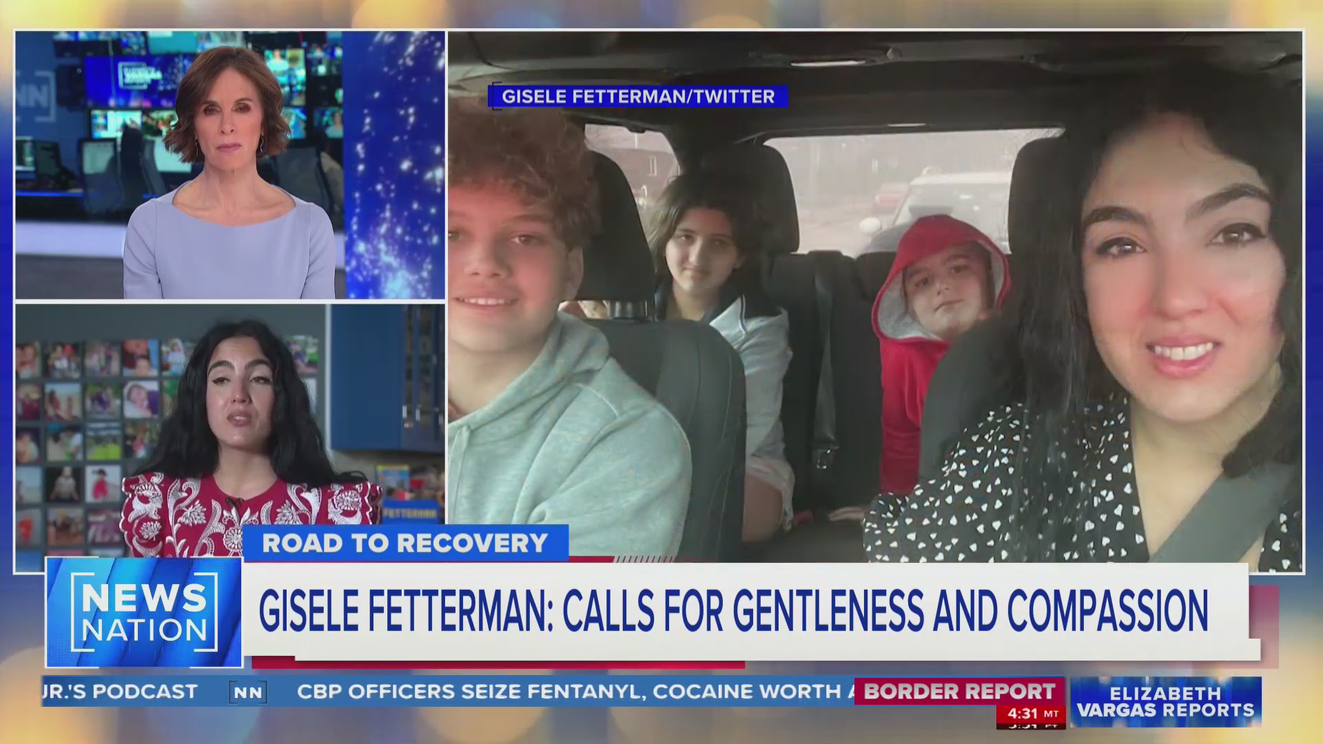 Gisele Fetterman on speaking with kids about husband’s treatment ...