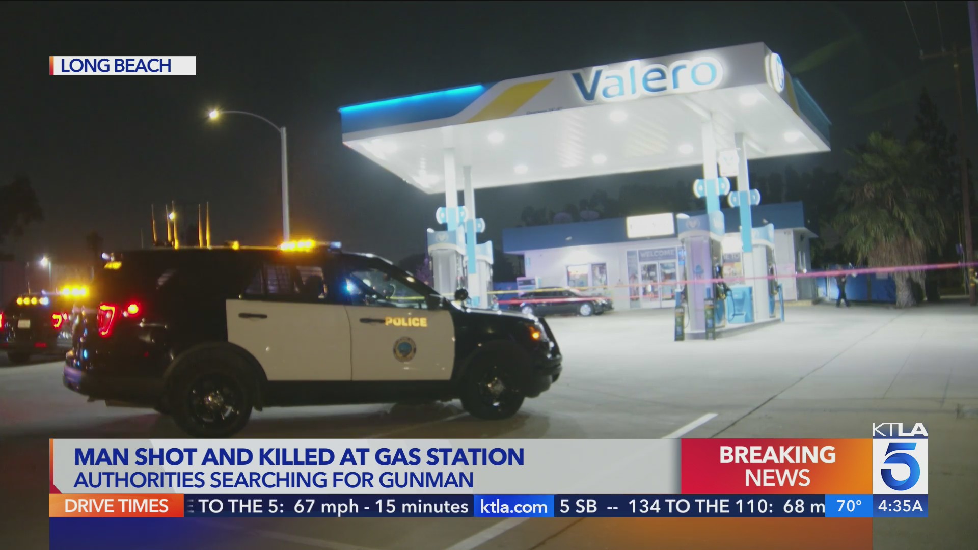 Clerk fatally shot at Long Beach gas station; gunman sought – KTLA