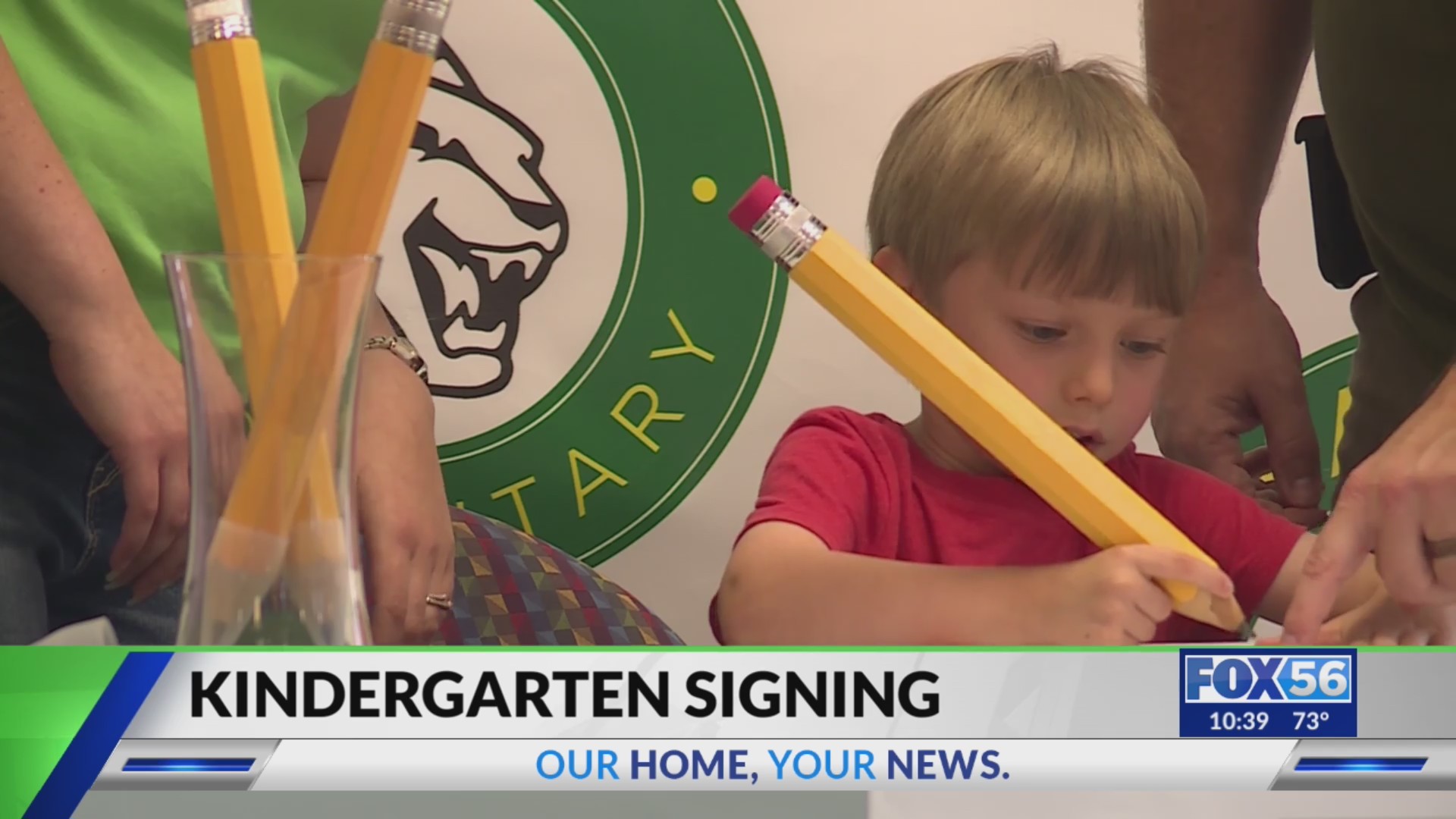 Yates Elementary kindergarteners hold signing ceremony – FOX 56 News
