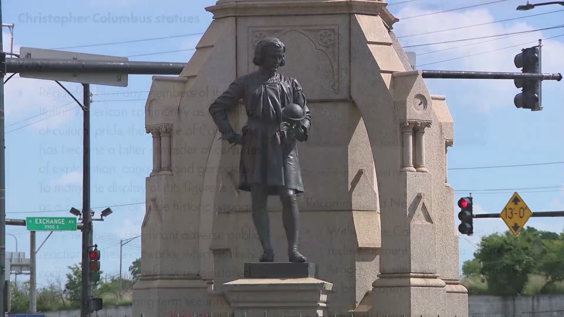 Unclear if Columbus statues will return after committee report – WGN-TV